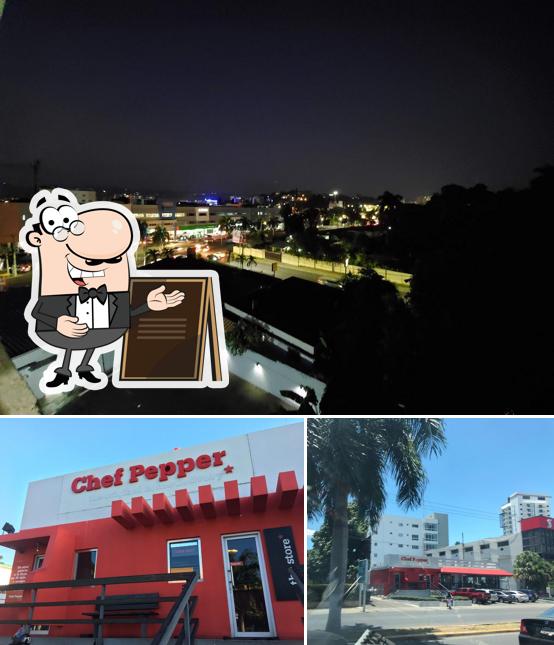 Chef Pepper restaurant, Santiago De Los Caballeros, Av. 27 de Febrero ...