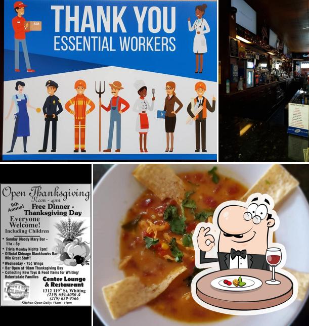 Center Lounge, Whiting - Restaurant menu, prices and reviews