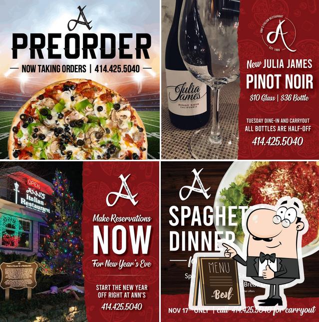Ann's Italian Restaurant, Hales Corners - Restaurant menu, prices and ...