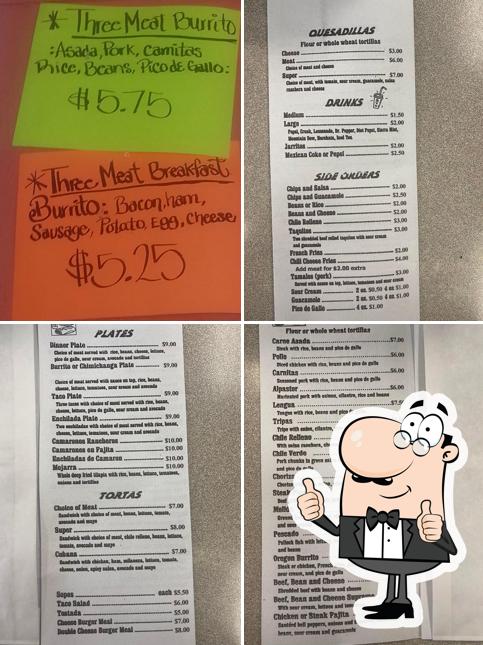Restaurante El Taco Express, Springfield, 647 W Centennial Blvd - Carta ...
