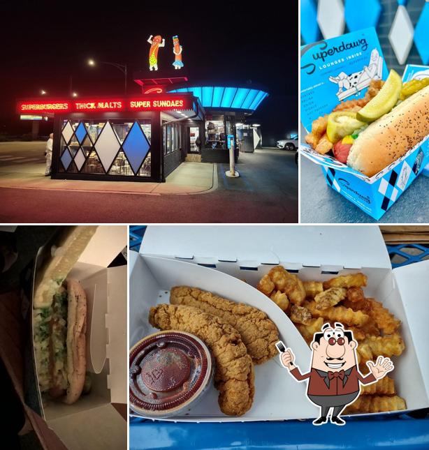 Superdawg Drive-In, 6363 N Milwaukee Ave in Chicago - Restaurant menu ...