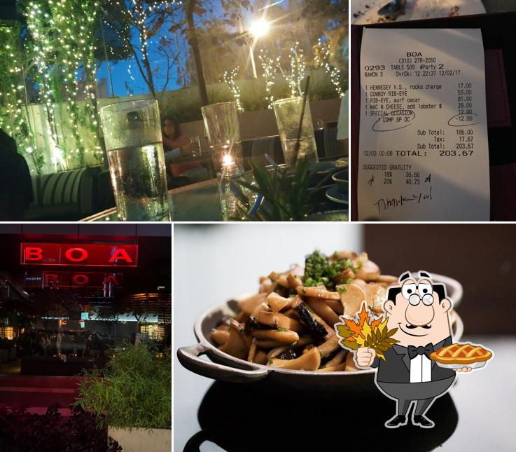 BOA Steakhouse, West Hollywood - Restaurant menu, prices and reviews