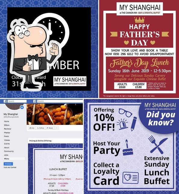My Shanghai Bar & Oriental Buffet, The Cannon Inn, Coast Rd in North ...