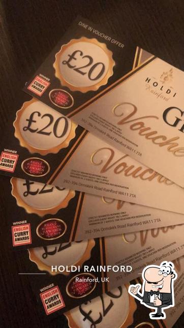 Holdi Rainford Indian Restaurant in Rainford - Restaurant menu and reviews