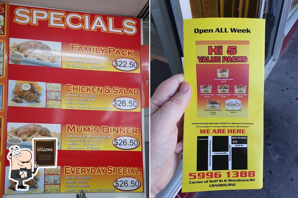 Hi5 Chicken, Cranbourne West - Restaurant menu, prices and reviews