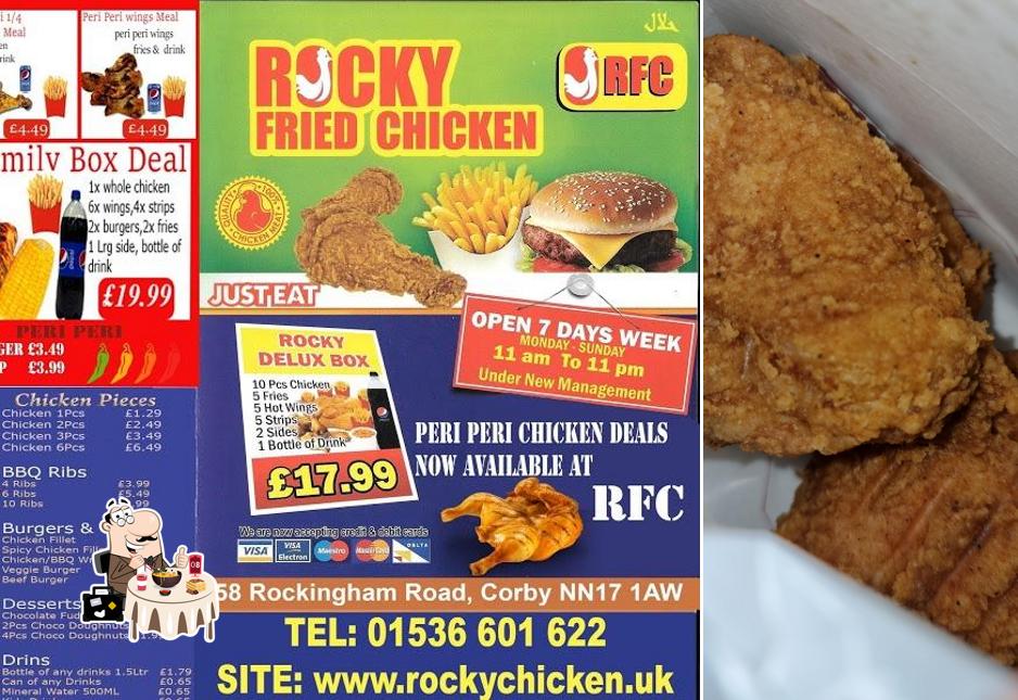 Rocky Fried Chicken in Corby - Restaurant menu and reviews