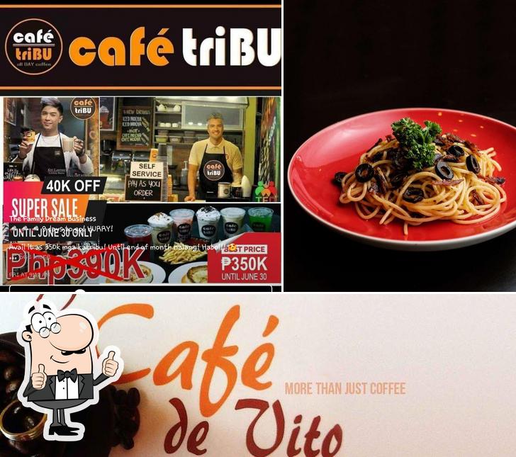 Cafe Tribu, Manila, Panay Avenue - Restaurant menu