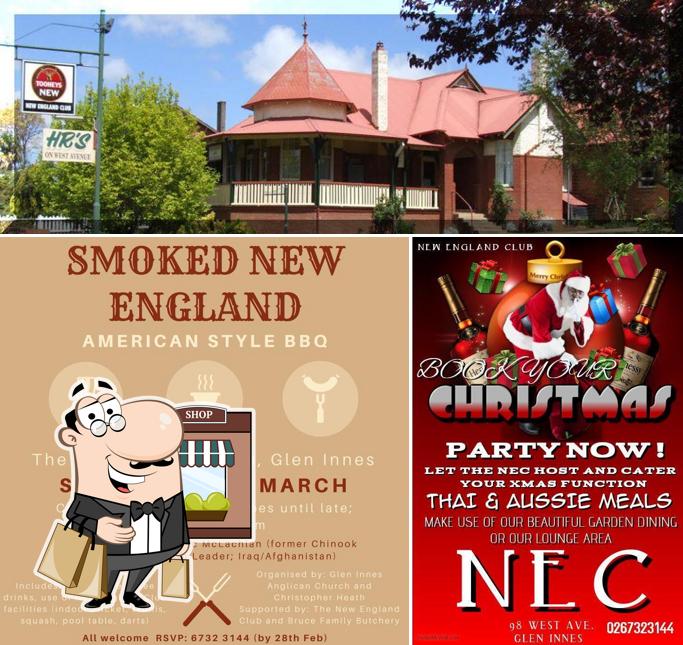 New England Club, Glen Innes - Restaurant menu, prices and reviews