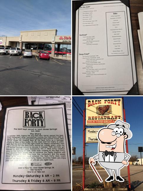 Back Forty Restaurant, Siloam Springs - Restaurant menu, prices and reviews