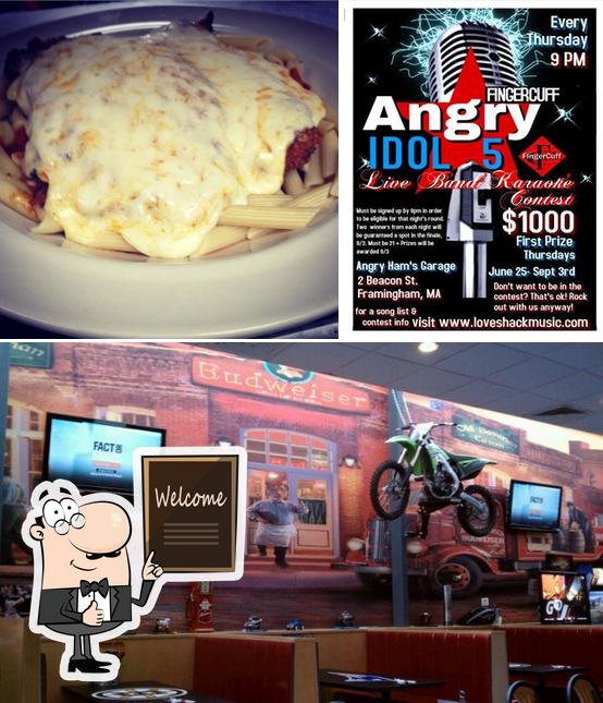 Angry Ham's Garage in Framingham - Restaurant menu and reviews
