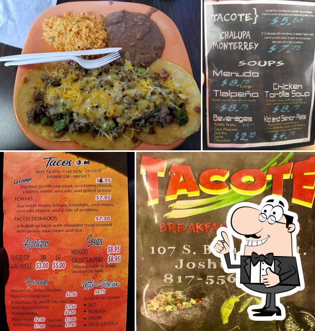 Tacote, Hwy 174 / 107 S Broadway St in Joshua - Restaurant menu and reviews