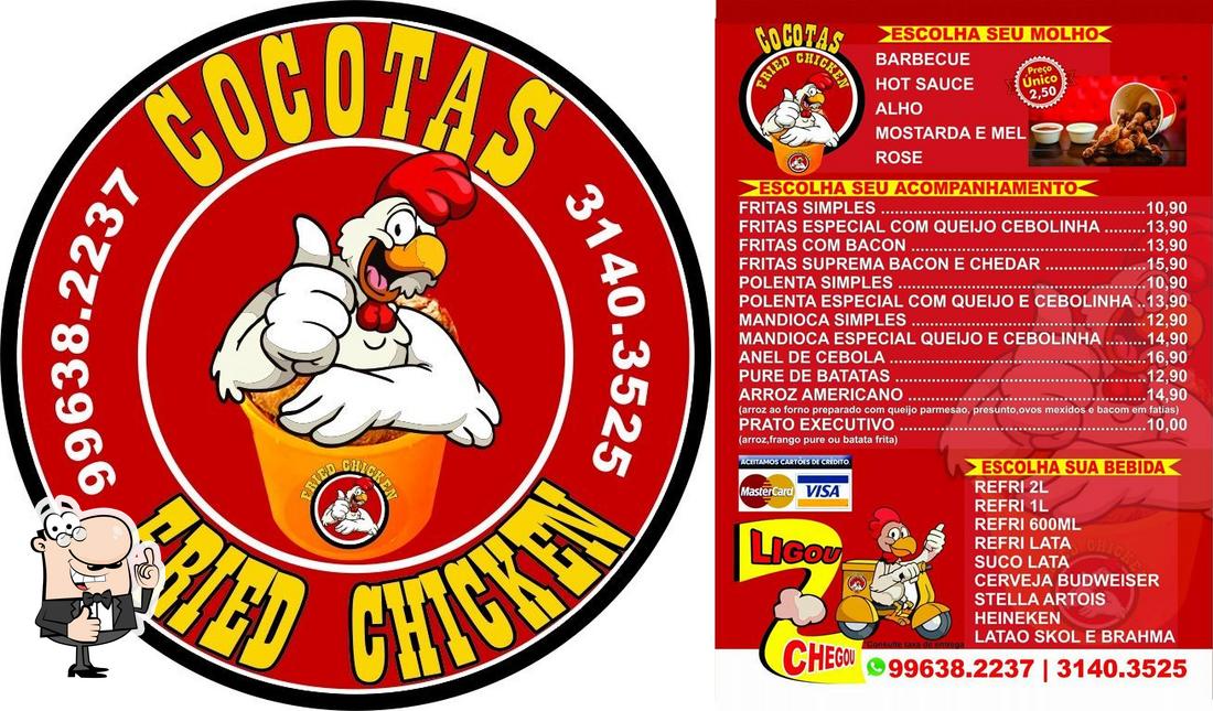 Cocotas Fried Chicken restaurant, Belo Horizonte, R. Carnot Melo ...