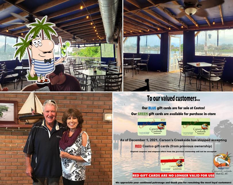 Carson's Creekside Restaurant, Middle River - Restaurant menu, prices ...