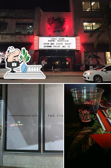 Copa Room Show & Nightclub, Miami Beach - Menú del restaurante, precios ...