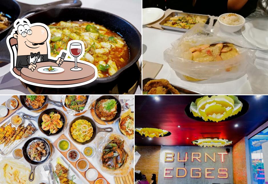 Burnt Edges by Shrimp Bucket restaurant, Makati, top of the glo ...