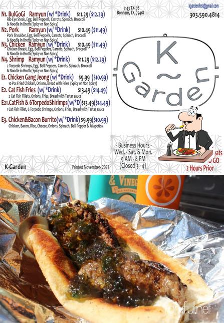 K-Garden in USA - Restaurant menu and reviews