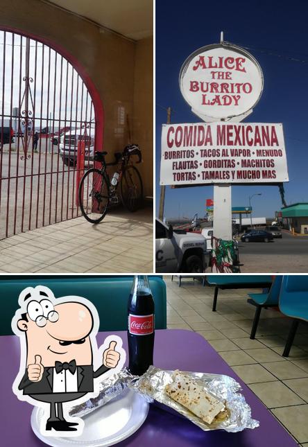 Alice The Burrito Lady, 601 Westway Blvd in Canutillo - Restaurant menu ...