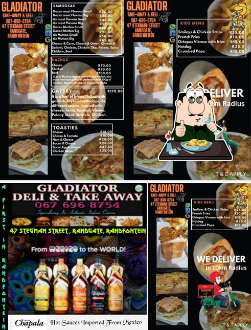 Gladiator take away & deli, Randfontein - Restaurant menu, prices and ...