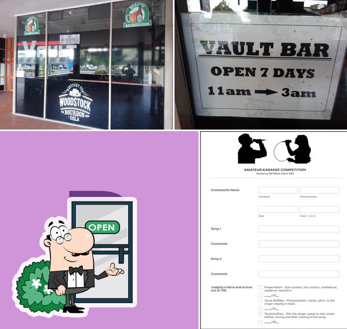 Vault Bar, Rotorua - Restaurant menu, prices and reviews
