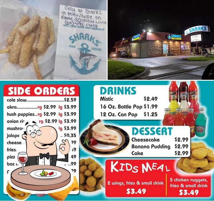 Shark's Fish and Chicken, Merrillville - Restaurant menu, prices and ...