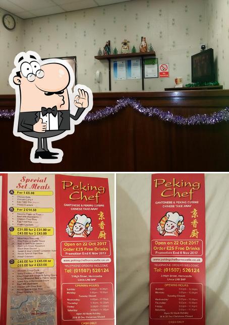 Peking Chef, Horncastle - Restaurant menu, prices and reviews