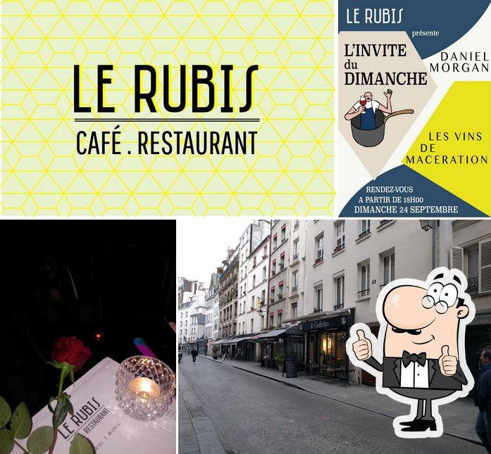 Le Rubis restaurant, Paris, 14 Rue Léopold Bellan - Restaurant menu and ...
