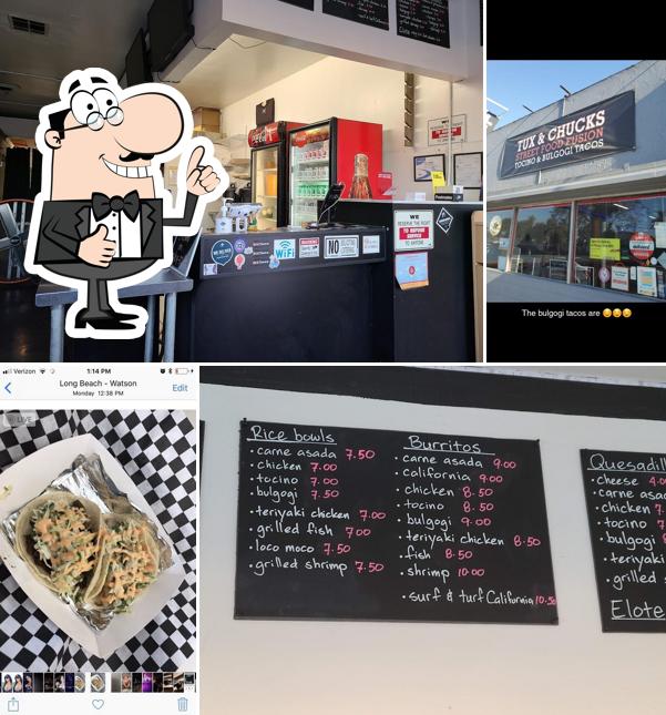 tux n chucks in Long Beach - Restaurant menu and reviews