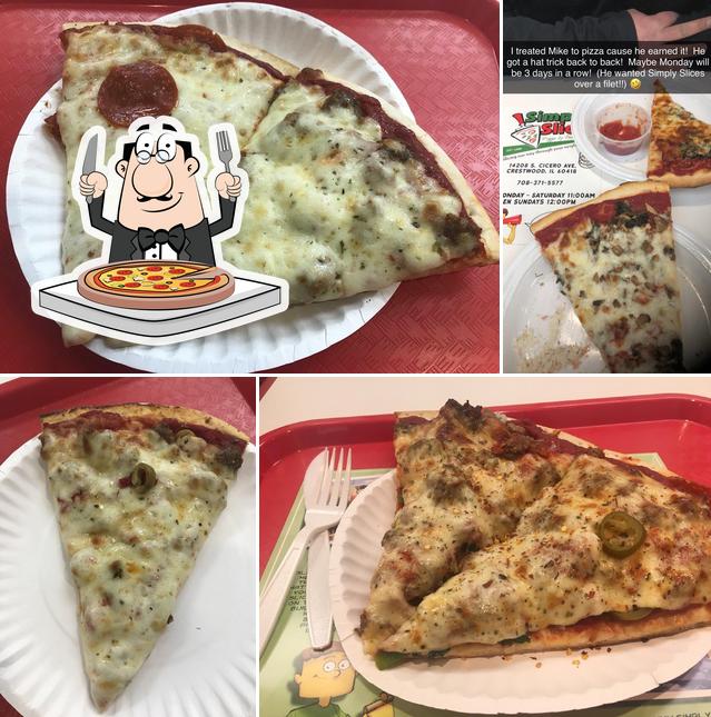 Simply Slices, 14208 S Cicero Ave in Crestwood - Restaurant menu and ...