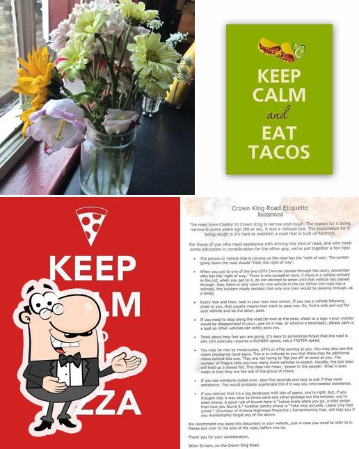 MJ’s Cafe, Crown King - Restaurant menu, prices and reviews