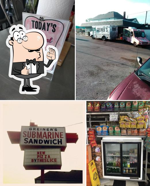 Greiner's SubShop, 2126 Shelby St in Indianapolis - Restaurant menu and ...
