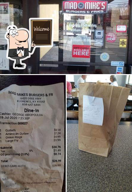 Mad Mikes Burgers & Fries, 6420 Dixie Hwy in Florence - Restaurant menu ...