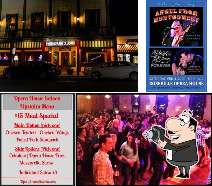 Opera House Saloon, Roseville - Restaurant menu, prices and reviews