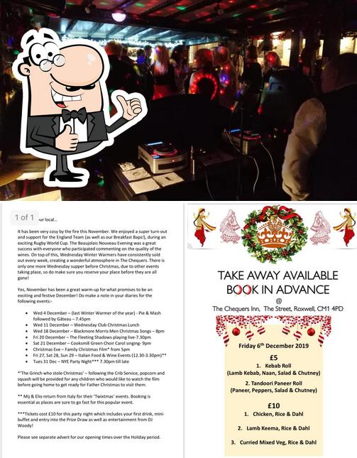 The Chequers, Roxwell - Restaurant menu, prices and reviews