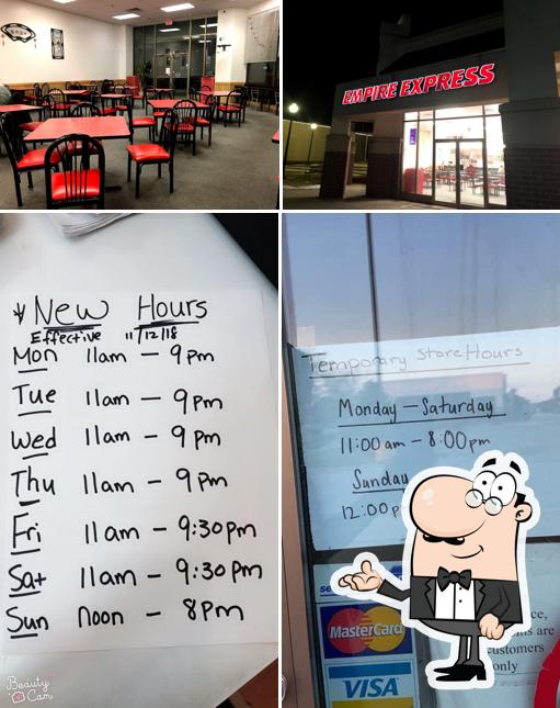 Empire Express, Columbus - Restaurant menu, prices and reviews