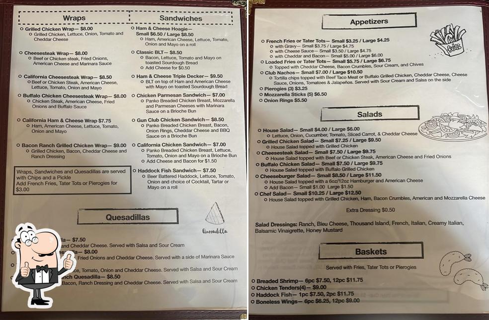 West Penn Rod & Gun Club, Tamaqua - Restaurant menu, prices and reviews