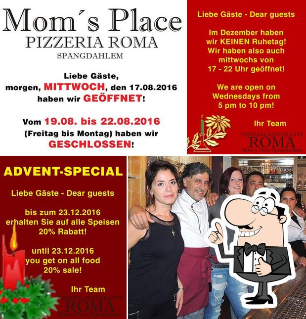 Pizzeria-Ristorante ROMA Mom’s Place, Spangdahlem - Restaurant menu ...