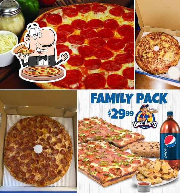Uncle Andy's Pizza, 28957 Woodward Ave in Berkley - Restaurant menu and ...