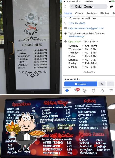 Cajun Corner Seafood Restaurant and Market in Mobile - Restaurant menu ...