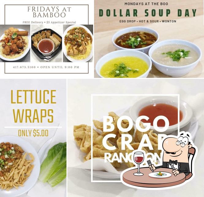 Bamboo Webb City Menu