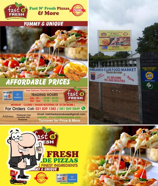 Fast N Fresh Pizzas & More restaurant, Cape Town - Restaurant menu