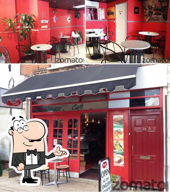 Tomato cafe in London - Restaurant menu