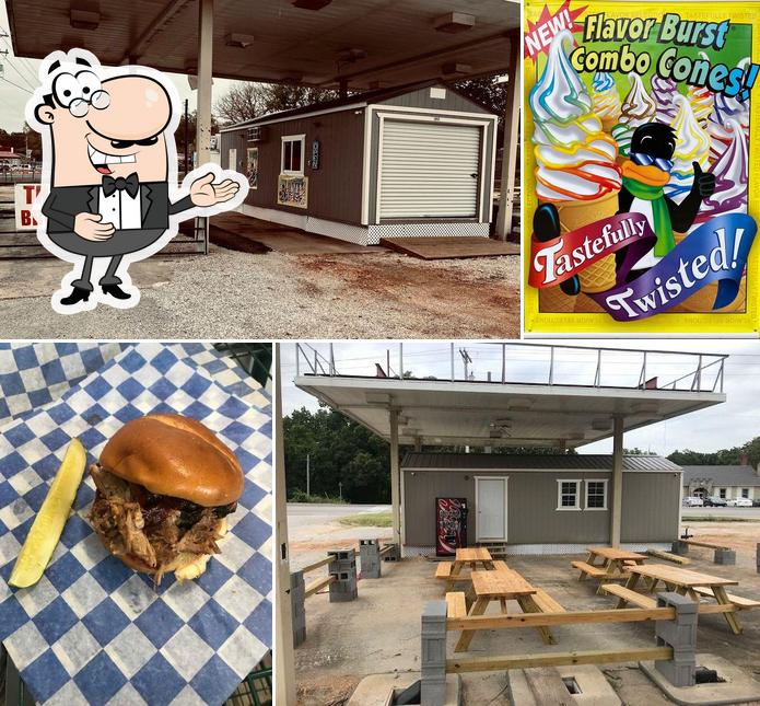 The Bus Stop BBQ & Ice cream Garfield AR, Garfield - Restaurant menu ...