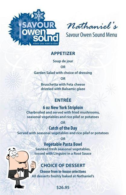 Nathaniel's Restaurant in Owen Sound - Restaurant menu and reviews