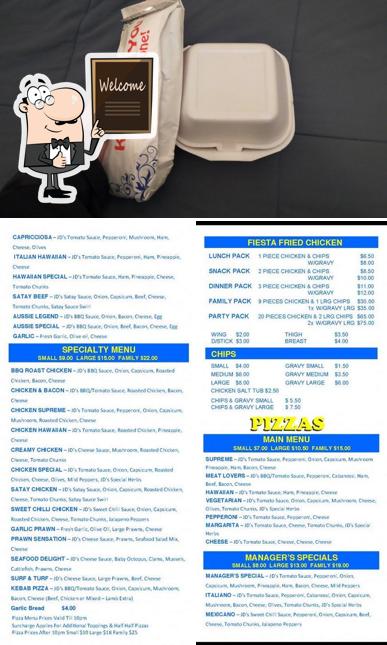 JD's Kebabs Chicken Pizza, Wagga Wagga - Restaurant menu, prices and ...