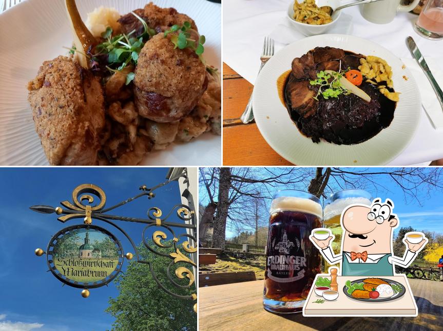Schlosswirtschaft Mariabrunn - Restaurant und Biergarten, Röhrmoos ...