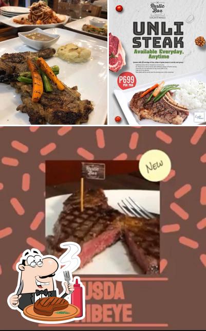 Rustic Box Steak & Winehouse Light Mall, Mandaluyong - Restaurant menu ...