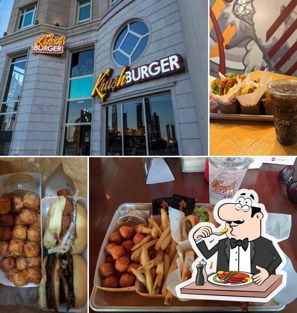 Restaurante Krush Burger Dubai ( Downtown ), Dubai, 71 Financial Center ...