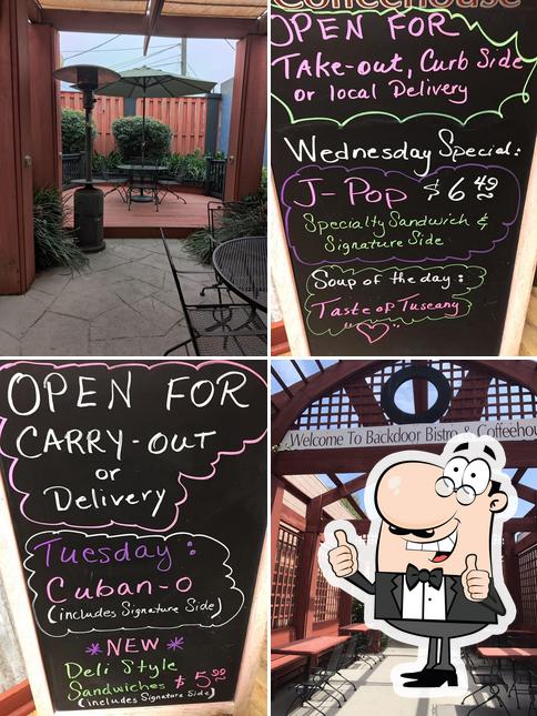 Backdoor Bistro & Coffee Shop in Perry - Restaurant menu and reviews