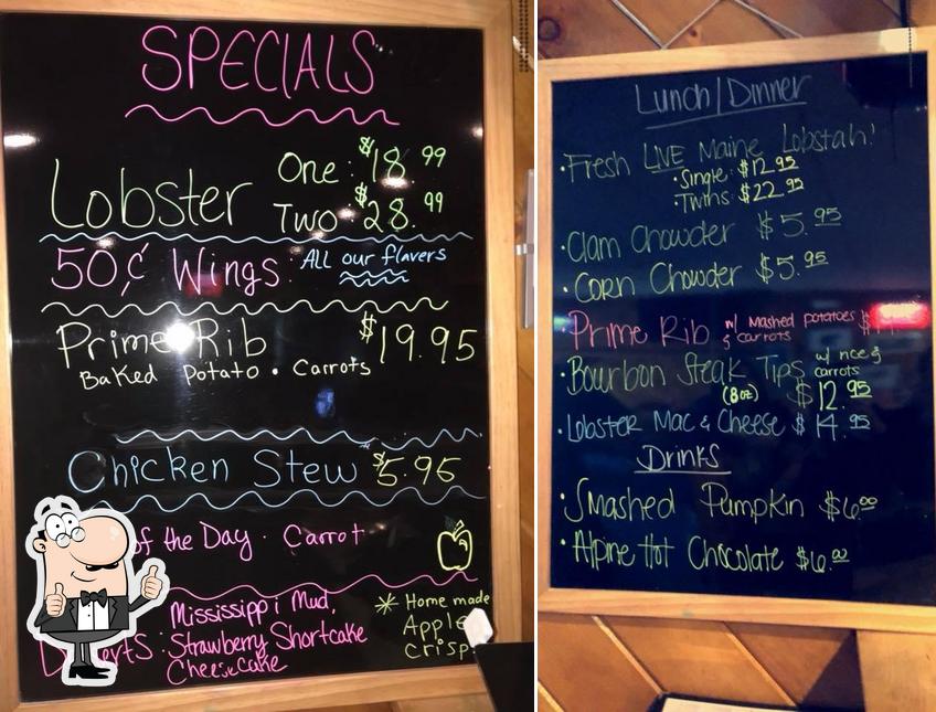Tapps Bar & Grill, Moose River - Restaurant menu, prices and reviews
