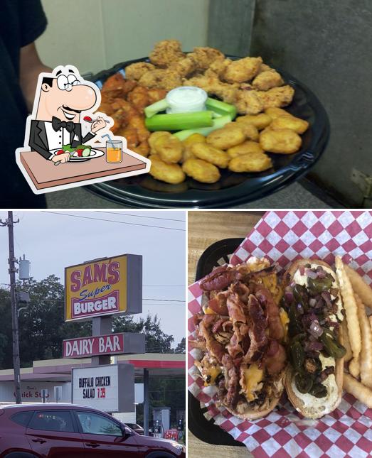 Sam's Super Burger, 8789 Grand Bay Wilmer Rd in Grand Bay - Restaurant menu and reviews